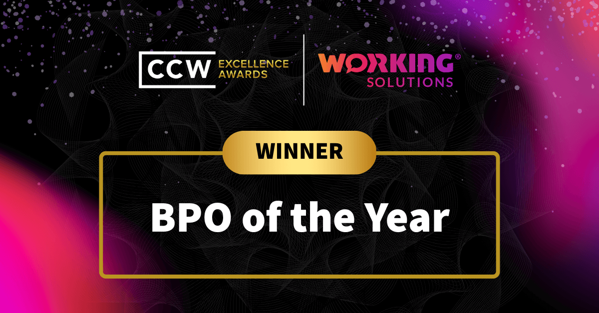 Working Solutions Wins 2025 BPO of the Year | CCW Excellence Award